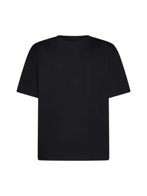 Studio Nicholson Lay Logo Printed Crewneck T-shirt - Black