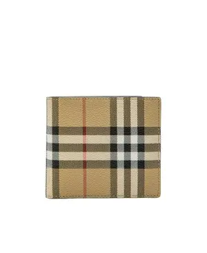 Burberry Vintage Check Bifold Wallet - Nude
