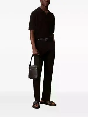 Calvin Klein Embossed Shoulder Bag - Black