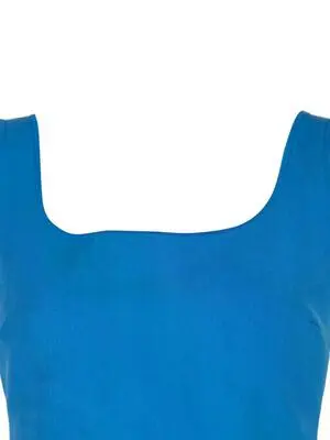 HIGH SPORT Sleeveless Square Neck Top - Blue