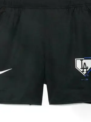Nike X Mlb Logo Print Shorts