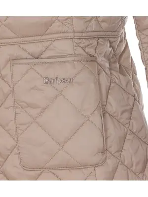 Barbour Deveron Quilted Jacket With Corduroy Collar