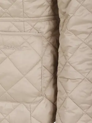 Barbour Deveron Quilted Jacket With Corduroy Collar