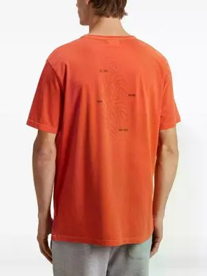 Woolrich Garment-dyed Graphic-print T-shirt