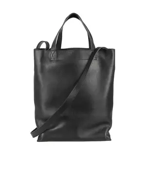 A.p.c. Medium Maiko Leather Tote Bag - Black