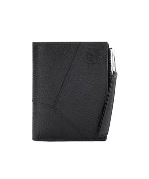 Loewe Puzzle Slim Compact Wallet - Black