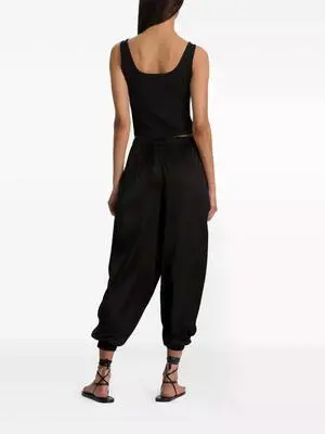 Alice + Olivia Declan Elasticated-cuff Trousers - Black