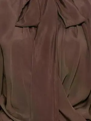 Federica Tosi Wrap-style Blouse With Pussy-bow Collar