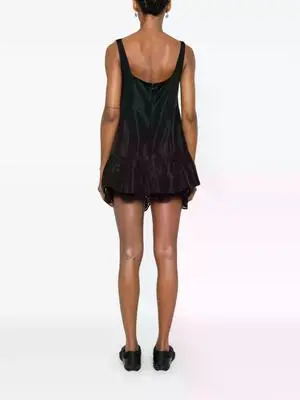 Simone Rocha Asymmetric Neck Ruffled Top