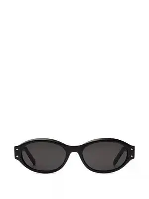 Mcm Oval Frame Sunglasses - Black