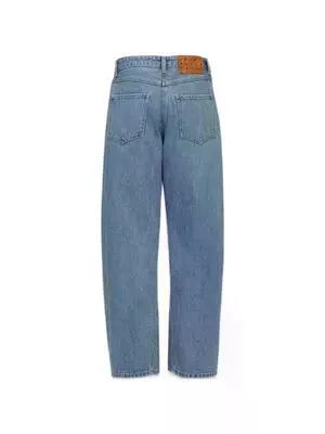 Mcm Logo Print Straight-leg Jeans