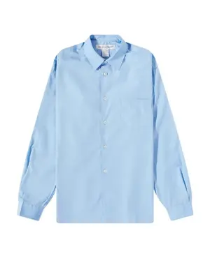 Comme Des Garçons Long-sleeved Shirt - Blue