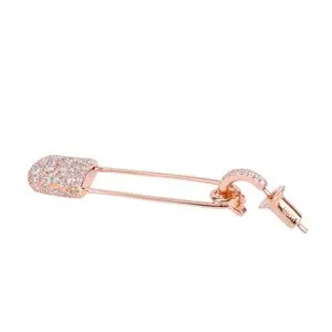 APM MONACO Rose Gold Single Diamond Pin Earring