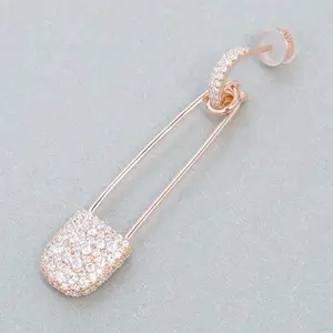 APM MONACO Rose Gold Single Diamond Pin Earring