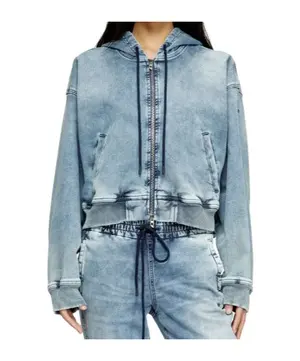 DIESEL® De-giri-crop Jogg Zipped Hoodie