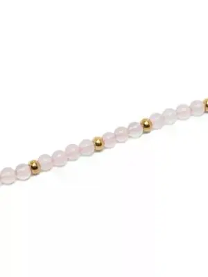 COLLANINE COLORATE Beaded Necklace With Rose Quartz
