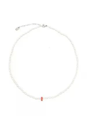 COLLANINE COLORATE Pearl Coral Necklace - White