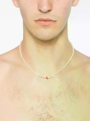 COLLANINE COLORATE Pearl Coral Necklace