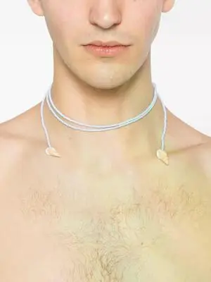 COLLANINE COLORATE Beaded Shell Pendant Necklace