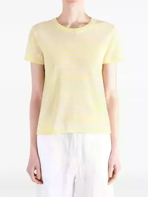 Auralee Striped Cotton T-shirt