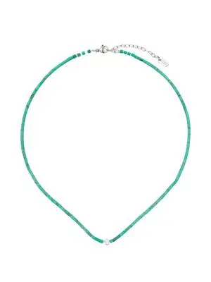 COLLANINE COLORATE Beaded Pearl-embellished Necklace - Blue