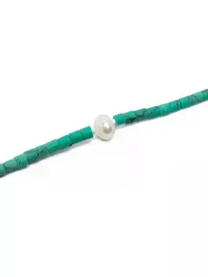 COLLANINE COLORATE Beaded Pearl-embellished Necklace