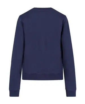 Maison Kitsuné Crewneck Sweatshirt With Fox Champion Graphic