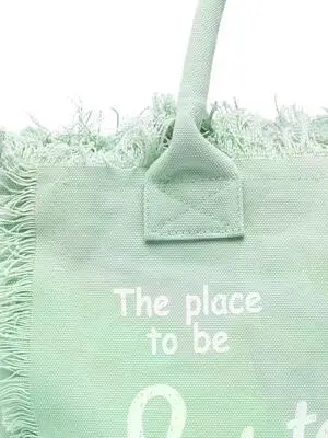 MC2 SAINT BARTH Vanity Tote Bag - Green