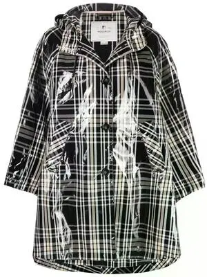 Woolrich Hunting Check Print Raincoat