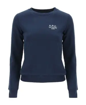 A.p.c. Logo Print Crewneck Sweater