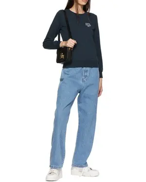 A.p.c. Logo Print Crewneck Sweater