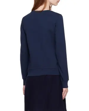 A.p.c. Logo Print Crewneck Sweater