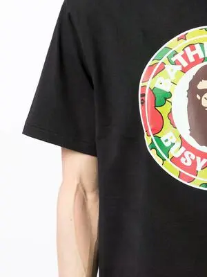 A BATHING APE Logo-print Cotton T-shirt