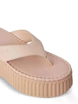 Chloé Logo-debossed Sandals