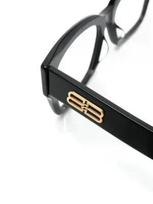 Balenciaga Logo Plaque Cat-eye Glasses