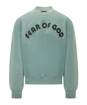 Fear Of God Crewneck Sweatshirt With Letter Print