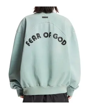 Fear Of God Crewneck Sweatshirt With Letter Print