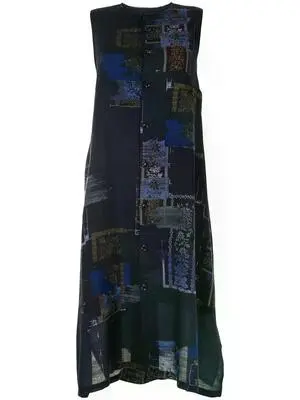 Y’s Abstract Print Knitted Dress