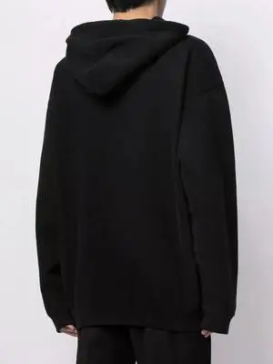 Balenciaga Logo Embroidered Oversized Hoodie