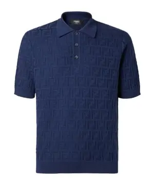 Fendi Logo Detailed Short-sleeved Polo Shirt