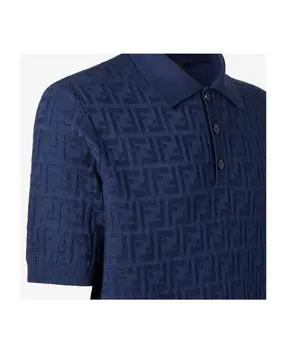 Fendi Logo Detailed Short-sleeved Polo Shirt