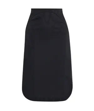 Alaïa Gathered Tulle Skirt With Lace Panels
