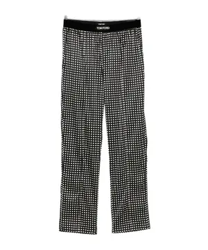 TOM FORD Polka Dot Pyjama Trousers - Black