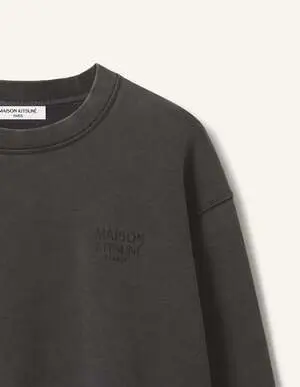 Maison Kitsuné Logo Crewneck Sweatshirt