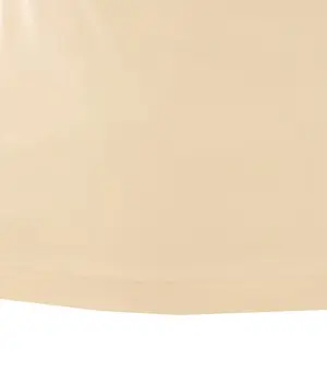 Auralee V-neck Sleeveless Vest With Ribbed Details - Nude