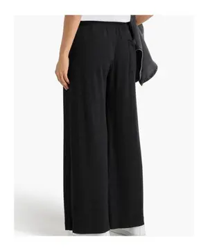 Brunello Cucinelli Wide Leg Elastic Waist Pants
