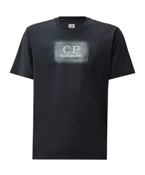 C.P. COMPANY Logo Patch Short Sleeve T-shirt