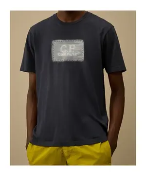 C.P. COMPANY Logo Patch Short Sleeve T-shirt