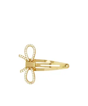 SALVATORE FERRAGAMO Salvatore Ferragamo Vara Bow Hair Clip With Crystals