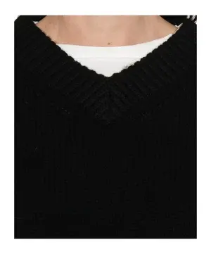 Soft Goat Long-sleeve V-neck Sweater